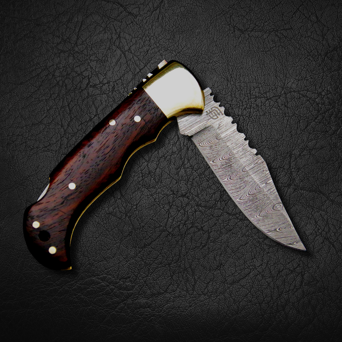 Freuchen EDC Damascus Folding Knife – Forseti Steel